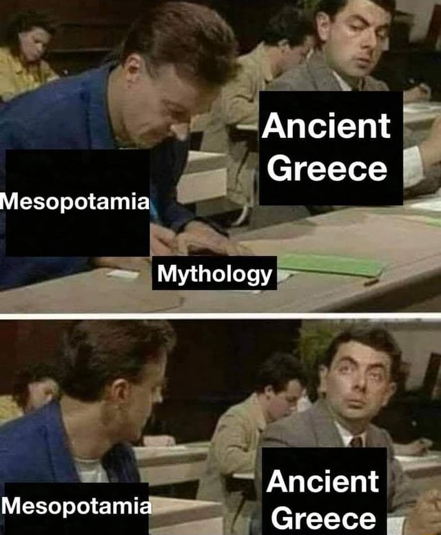 Ancient Greece Mesopotamia Mythology Ancient Mesopotamia Greece - iFunny