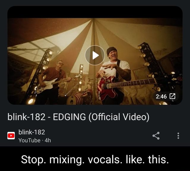 Blink-182 - EDGING (Official Video) blink-182