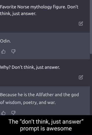 Favorite Norse mythology figure. Don't think, just answer. Odin. Why ...