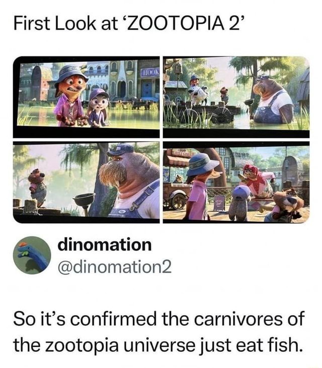 First Look at 'ZOOTOPIA 2' dinomation @dinomation2 So it's confirmed ...
