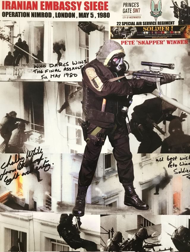 IRANIAN EMBASSY SIEGE OPERATION NIMROD , LONDON , MAY 5, 1980 PRINCES ...