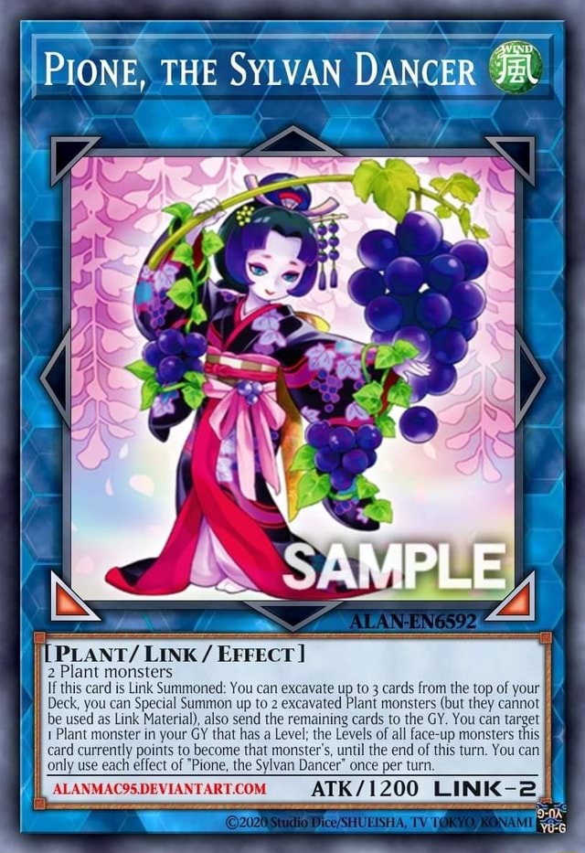 PIONE, THE SYLVAN DANCER PLANT/ LINK EFFECT] 2 Plant monsters If this ...