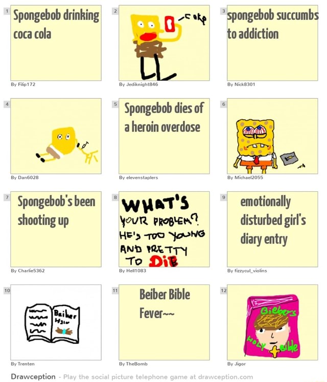 " Spongebob drinking *spongebob succumbs coca cola to addiction By ...