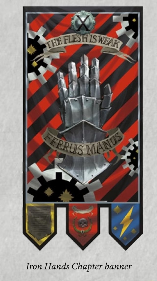 Iron Hands Chapter banner - iFunny