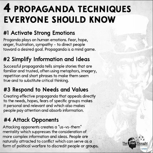 4 PROPAGANDA TECHNIQUES EVERYONE SHOULD KNOW #1 Activate Strong ...