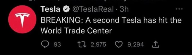 A Second Tesla Has Hit The World Trade