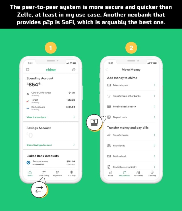 The peer-to-peer system is more secure and quicker than Zelle, at least ...