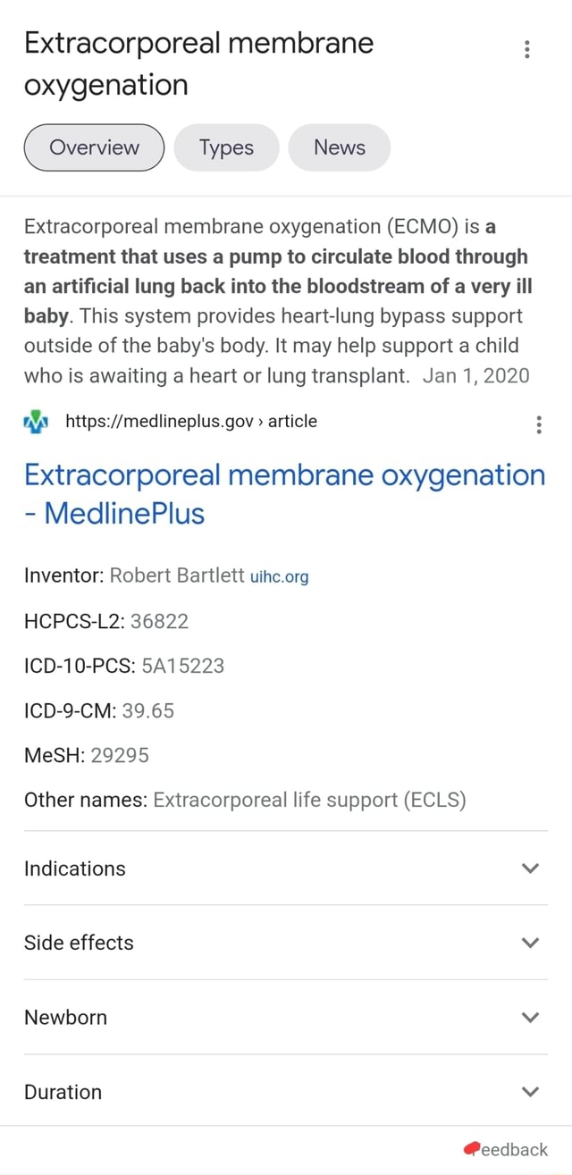 Extracorporeal membrane oxygenation Extracorporeal membrane oxygenation ...