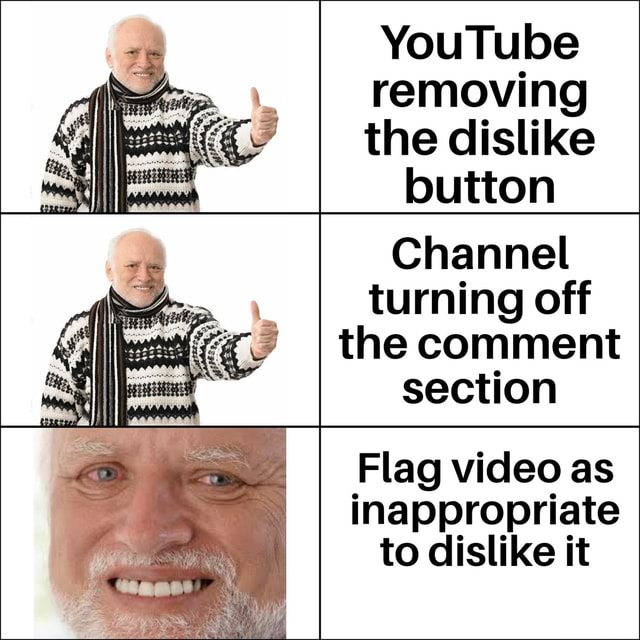 YouTube removing the dislike button Channel turning off I the comment ...