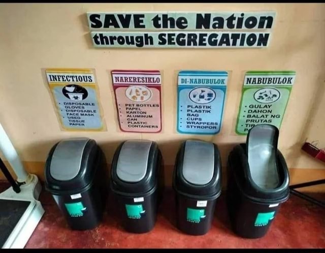 SAVE the Nation through SEGREGATION ANFECTIOUS NARERESIKLO. DI ...