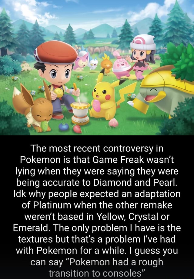 The most recent controversy in Pokemon is that Game Freak wasn't lying ...