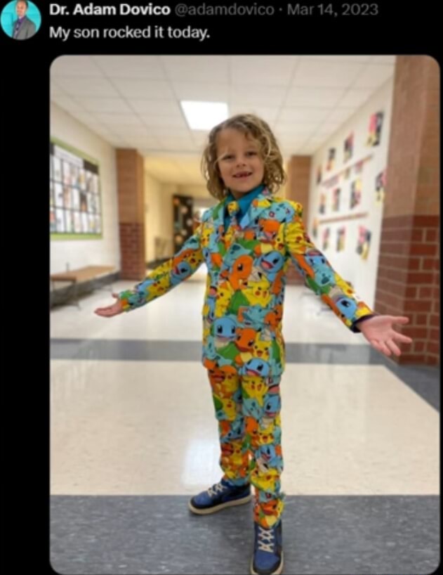 Dr. Adam Dovico My son rocked it today. - iFunny