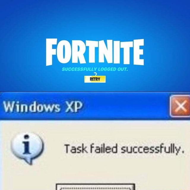 SUCCESSFULLY LOGGED OuT. Windows XP [K L) Task failed successfully ...