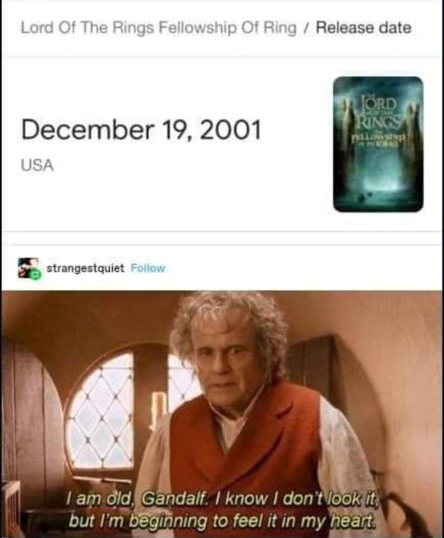 20 years ago, The Fellowship of the Ring was released. It remains ...
