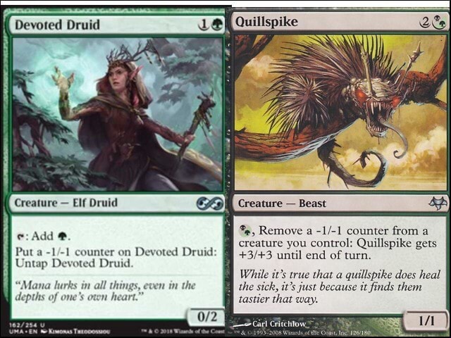 Untap Devoted Druid. Mana ho ven in the -1/-1 counter from a of turn ...