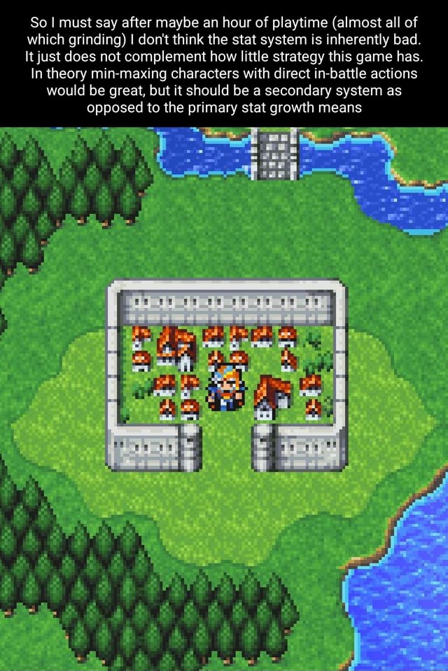 So I must say after maybe an hour of playtime (almost all of which ...