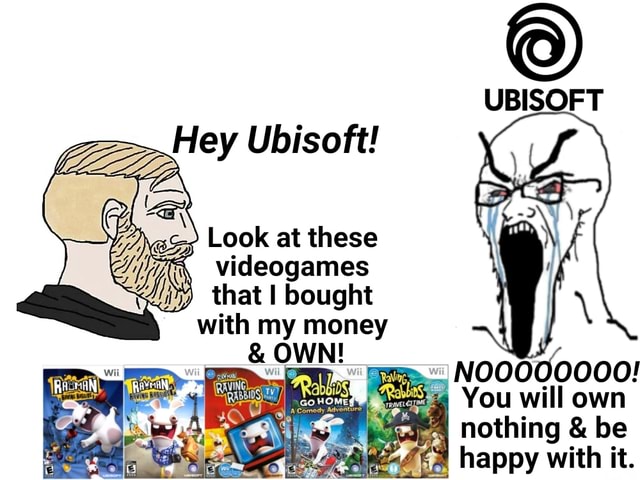 UBISOFT Look at these videogames that I bought with my money & OWN! You ...