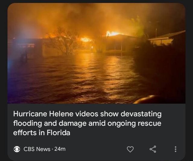 Hurricane Helene videos show devastating flooding and damage amid ...