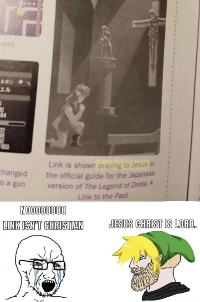 Jesus Link is shown praying to 'Nanged -_the official guide for the ...