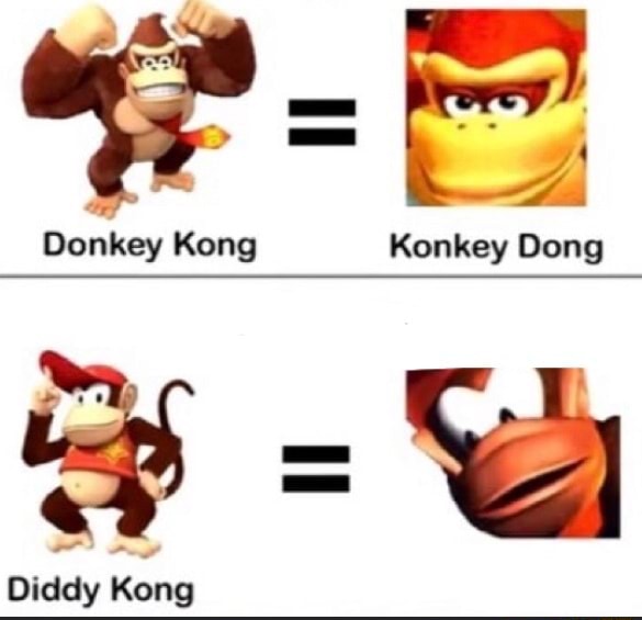 Donkey Kong Konkey Dong - iFunny