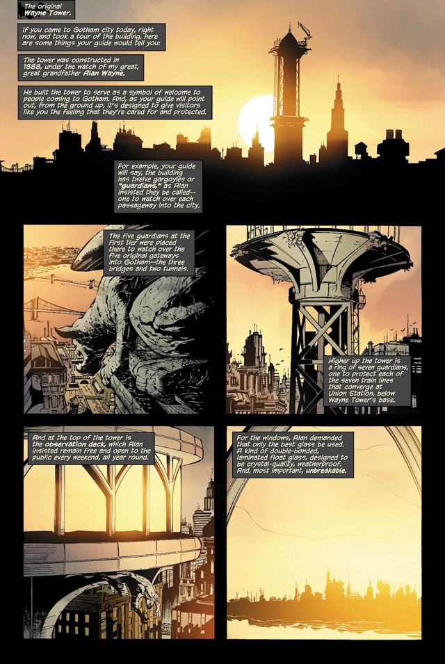 The original Wayne Towel lf you came to Gotham city right now, and took ...