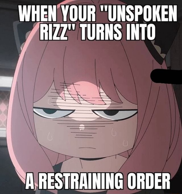 WHEN YOUR "UNSPOKEN RIZZ" TURNS INTO A RESTRAINING ORDER - iFunny
