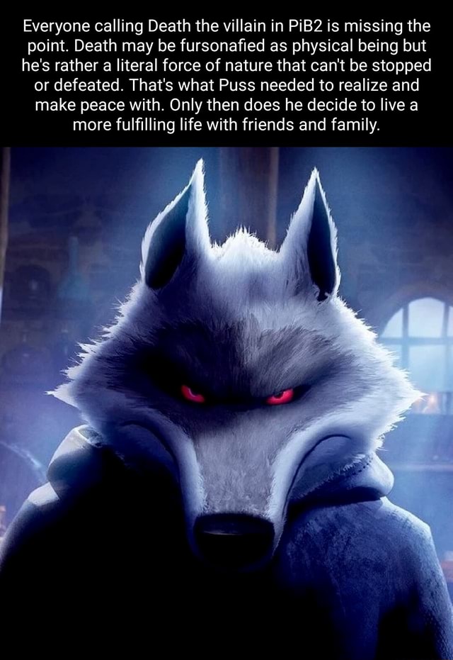 Everyone calling Death the villain in PiB2 is missing the point. Death ...