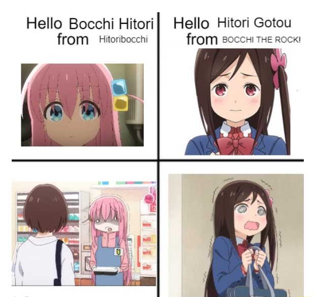 Hello Hitori Gotou from soccHi THE ROcK! Hello Bocchi Hitori from ...