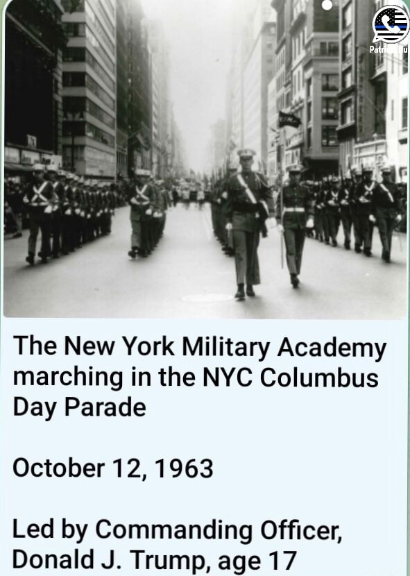 The New York Military Academy I marching in the NYC Columbus Day Parade ...