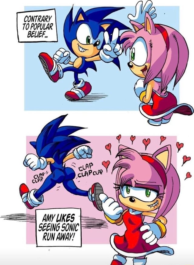 Seeing Sonic Run Away Contrary Ifunny