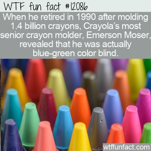 Fun When he retired in 1990 after molding 1.4 billion crayons, Crayola ...