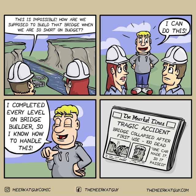 Bridge Builder - THIS IS IMPOSSIBLE! HOW ARE WE SUPPOSED TO BUILD THAT ...