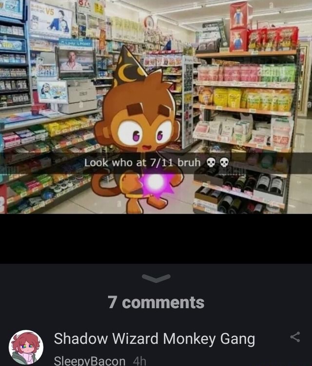 Look who at 7 Comments Shadow Wizard Monkey Gang SleenvBacon - iFunny