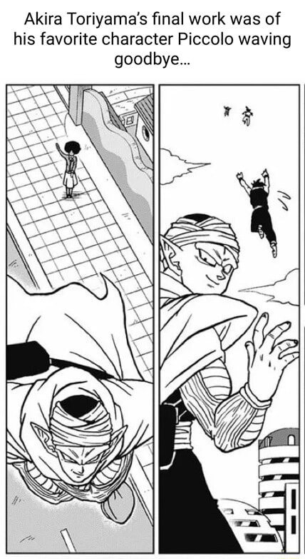 Akira Toriyama's final work was of his favorite character Piccolo ...
