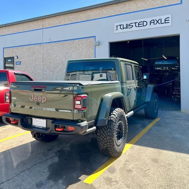 Finished up this beautiful, brand spanking new 2024 Jeep JT with 519 miles! Now with a fresh set ...