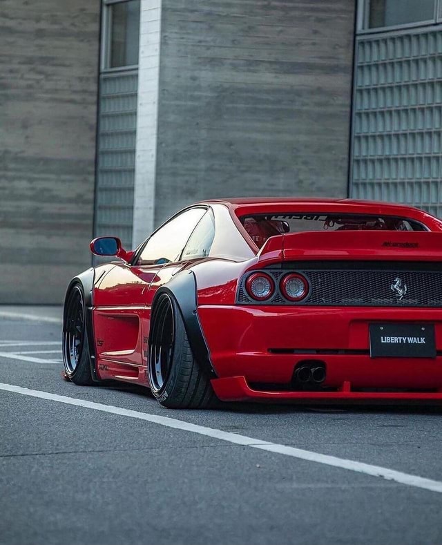 Ferrari F355 GTB with wide body kit PC: @libertywalkkato —— # ...