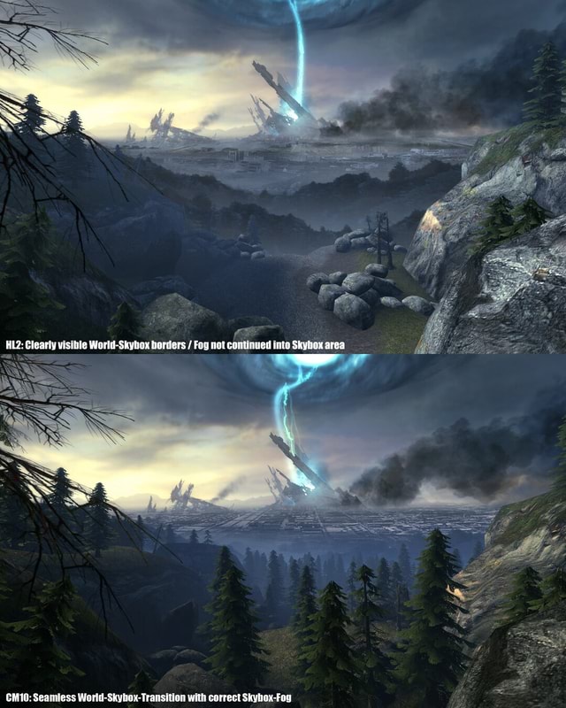 ON Clearly visible World-Skybox borders / Fog not continued into Skybox ...