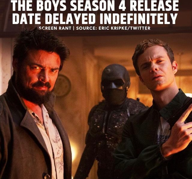 THE BOYS SEASON 4 RELEASE DATE DELAYED INDEFINITELY SCREEN RANT. SOURCE ...