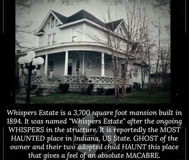 Whispers Estate is a square foot mansion built in 1894, It was named ...