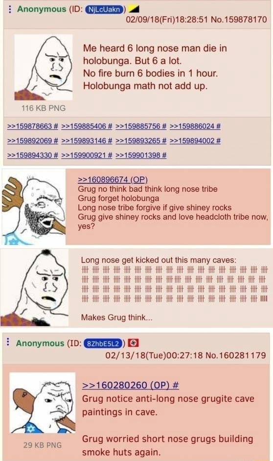 } Anonymous (ID: No.159878170 Me heard 6 long nose man die in holobunga ...