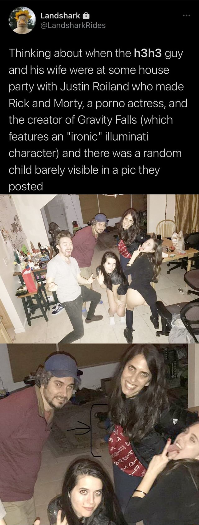 Landshark @LandsharkRides Thinking about when the h3h3 guy and his wife ...