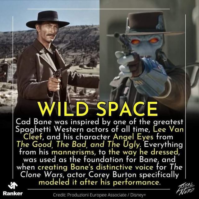 Ne Cad Bane was inspired by one of the greatest Spaghetti Western ...