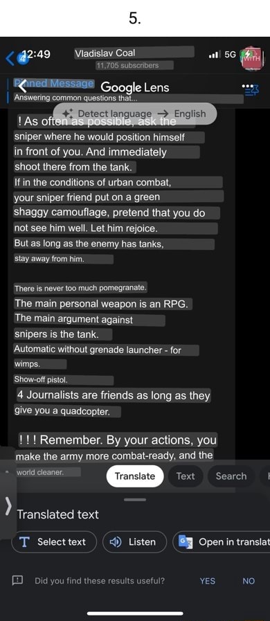 249- Madisiav Coal Google Lens Detect language English I_ AnSwering common questions that. !As ...