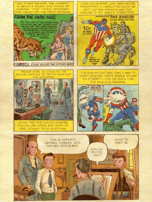 THE OTHER BACKUP, TUK CAVEBOY, IS ABOUT A YOUNG GOD RAISED BY CAVEMEN ...