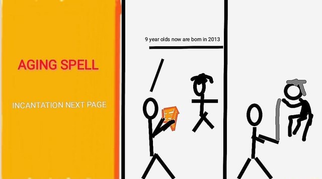 AGING SPELL INCANTATION NEXT PAGE Syearcles new ana bem in 2018 - iFunny