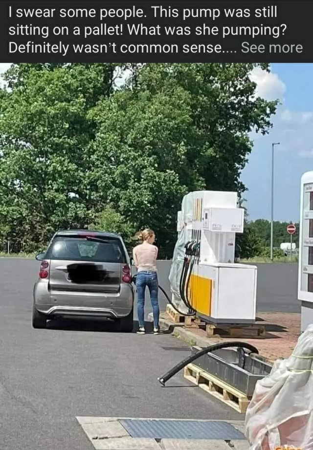 I swear some people. This pump was still sitting on a pallet! What was ...