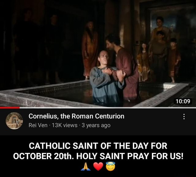Cornelius, the Roman Centurion Rei Ven views 3 years ago CATHOLIC SAINT ...