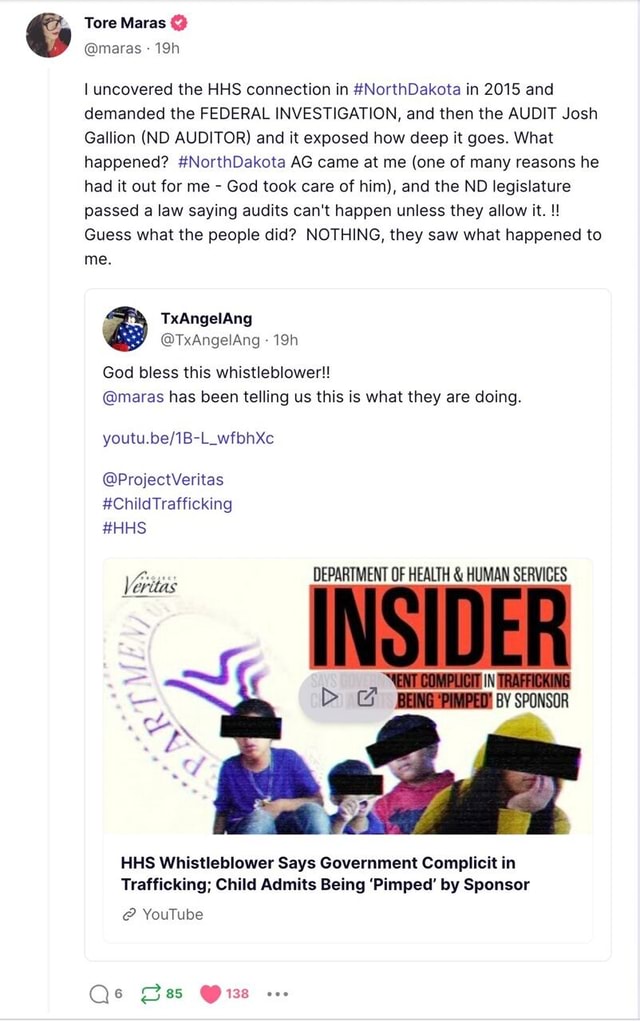 Tore Maras @maras I uncovered the HHS connection in #NorthDakota in ...