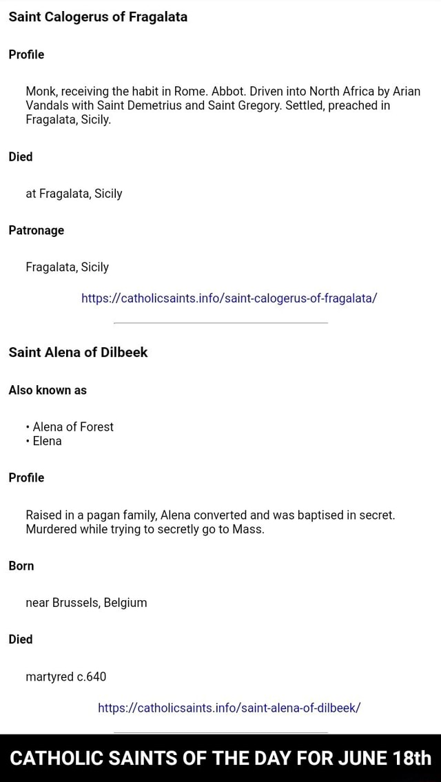 Saint Calogerus of Fragalata Profile Monk, receiving the habit in Rome ...