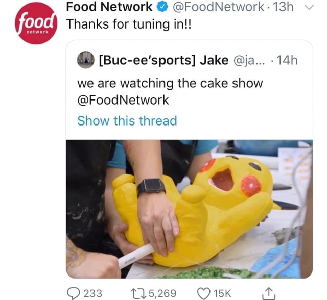 Food Network @FoodNetwork-i3h Thanks for tuning in!! [Buc-ee'sports ...